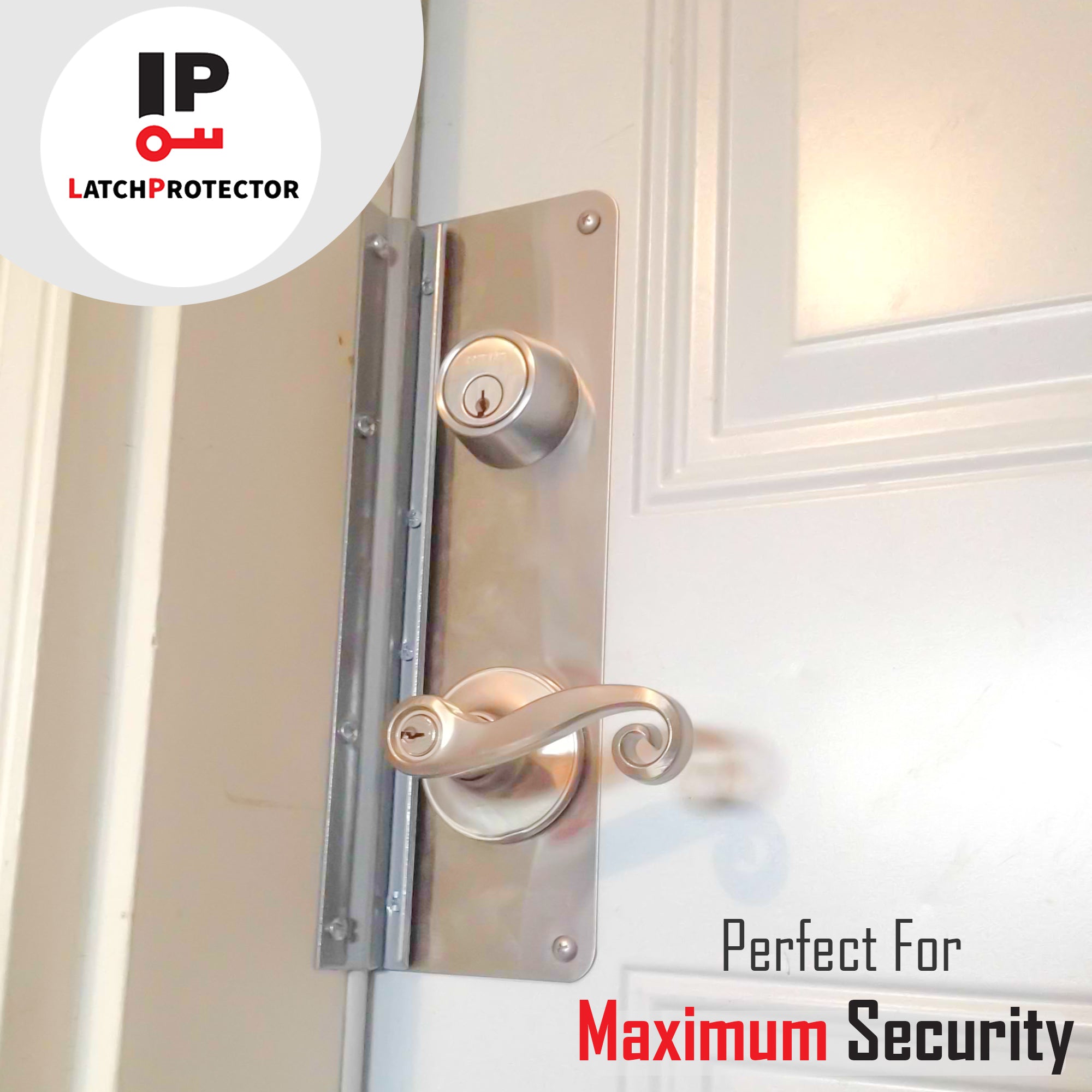 In-Swing Latch Protector LP300 12" Steel, Gray Painted – LATCHPROTECTOR